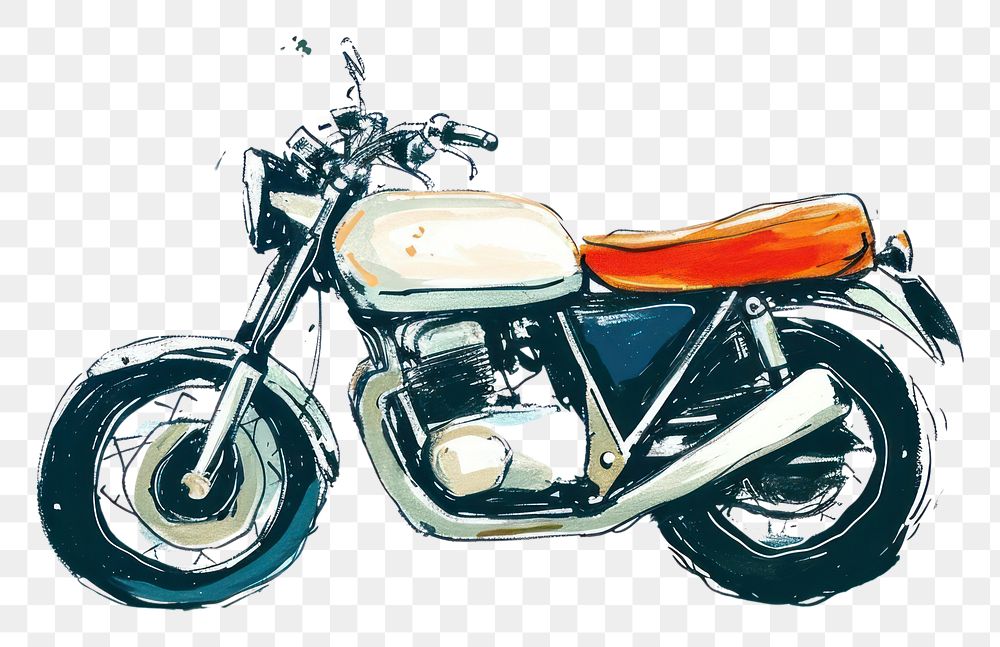 PNG Motorcycle drawing vehicle sketch. | Free PNG - rawpixel