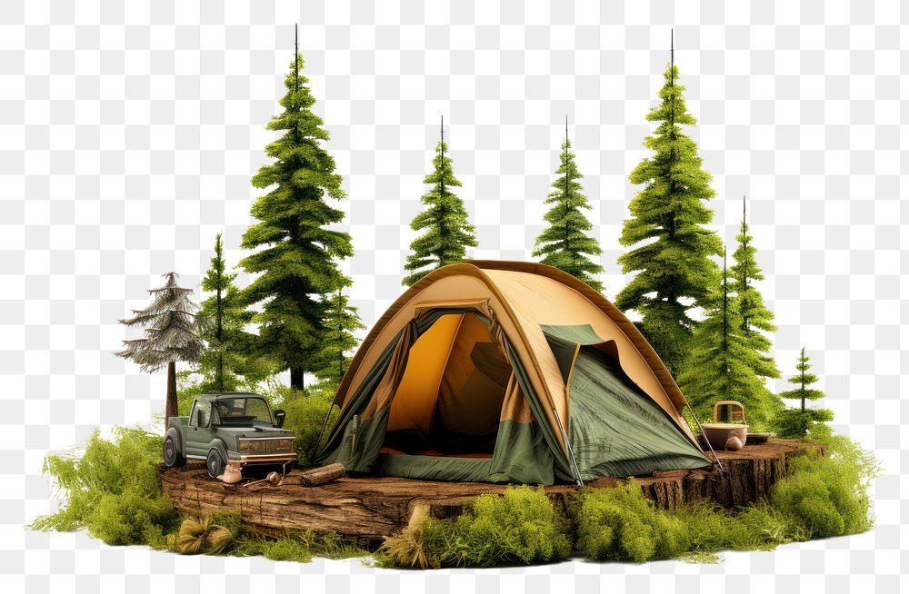 PNG Campsite outdoors camping nature. | Premium PNG - rawpixel
