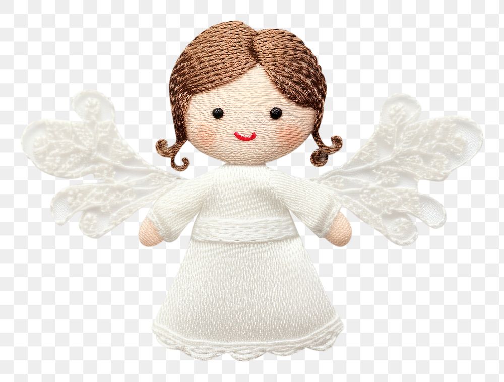 PNG Cute mini Angel embroidery | Free PNG - rawpixel