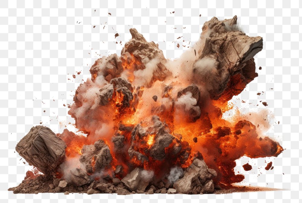 PNG Fire explosion outdoors volcano. | Premium PNG - rawpixel