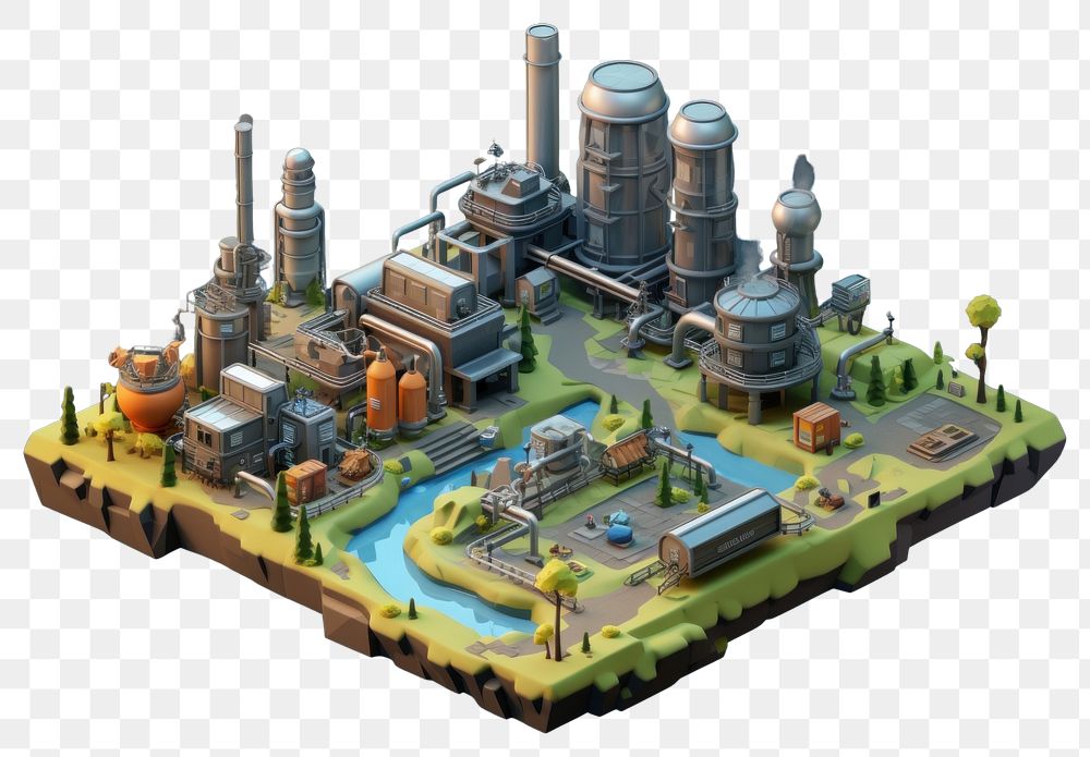 PNG Industry architecture factory map. | Free PNG - rawpixel
