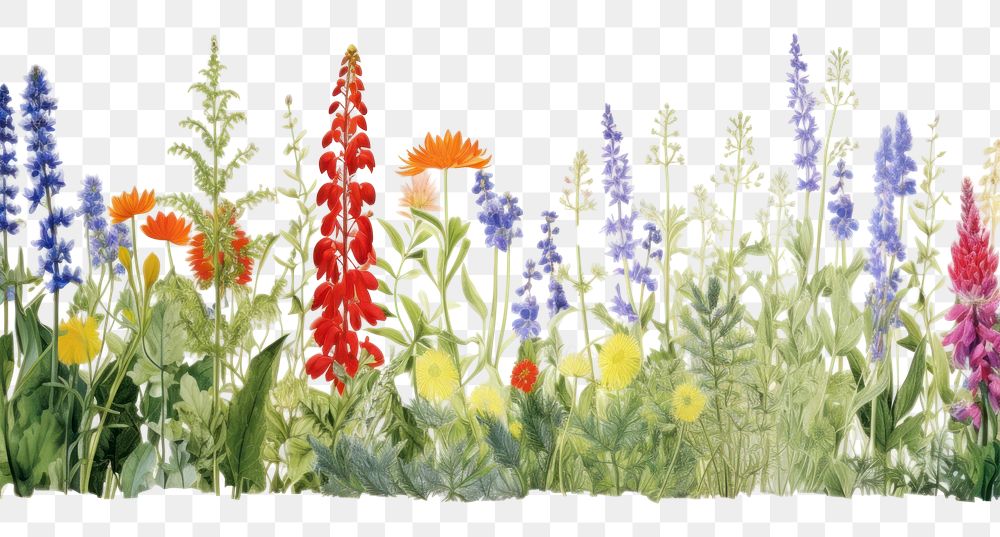 PNG Garden border outdoors flower | Premium PNG - rawpixel