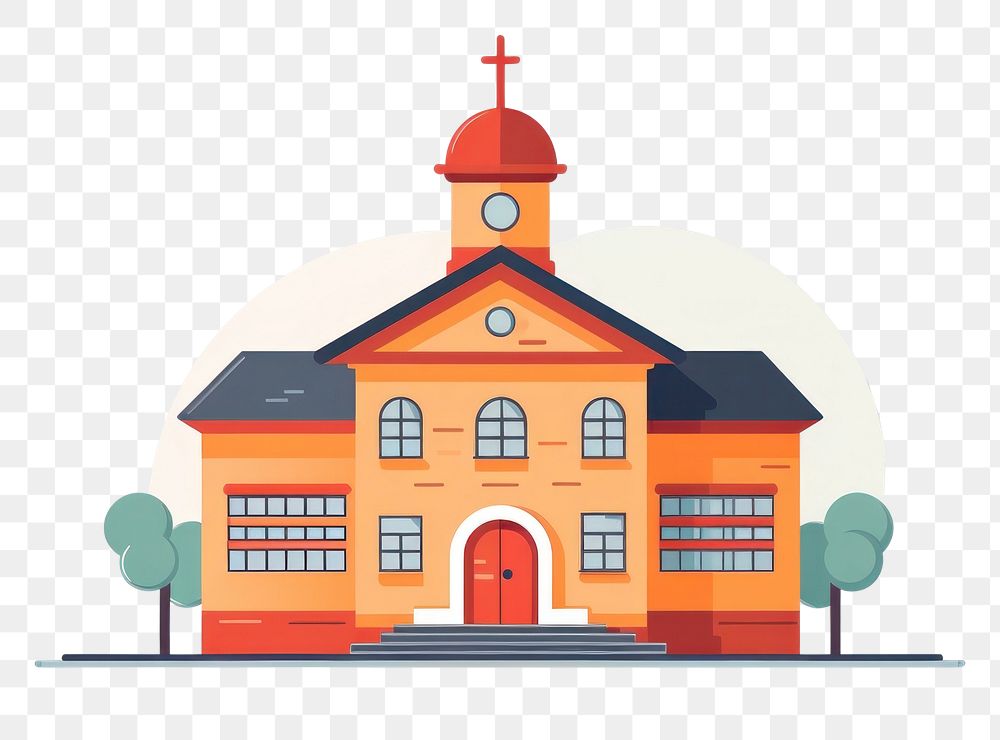 PNG School architecture building tower. | Premium PNG - rawpixel