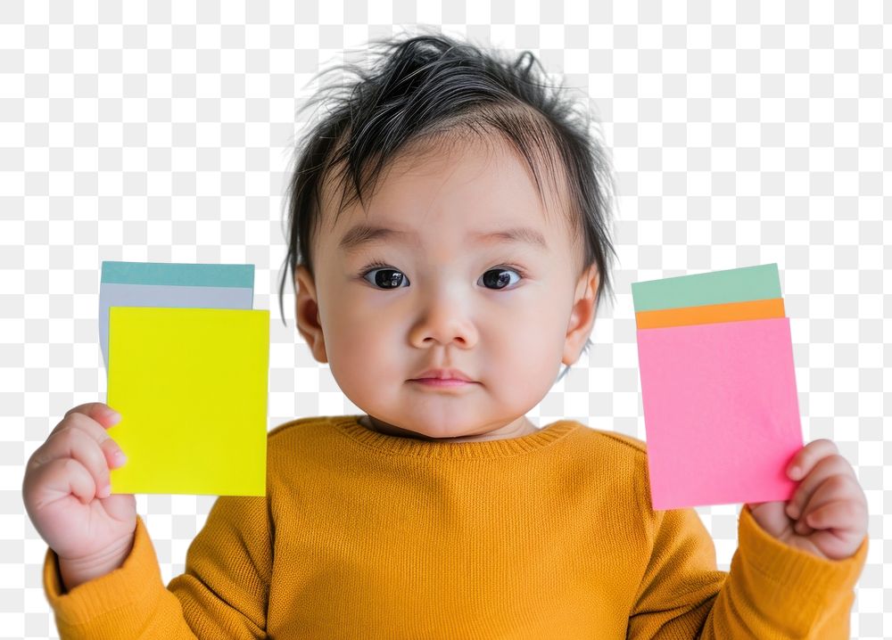 PNG Sticky notes baby holding | Free PNG - rawpixel
