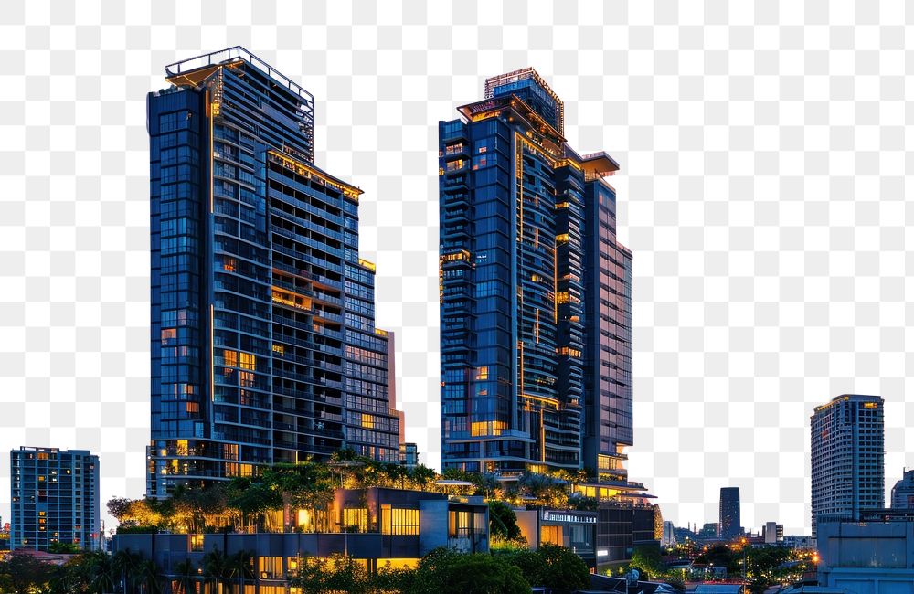 PNG Stand alone modern condominium | Free PNG - rawpixel