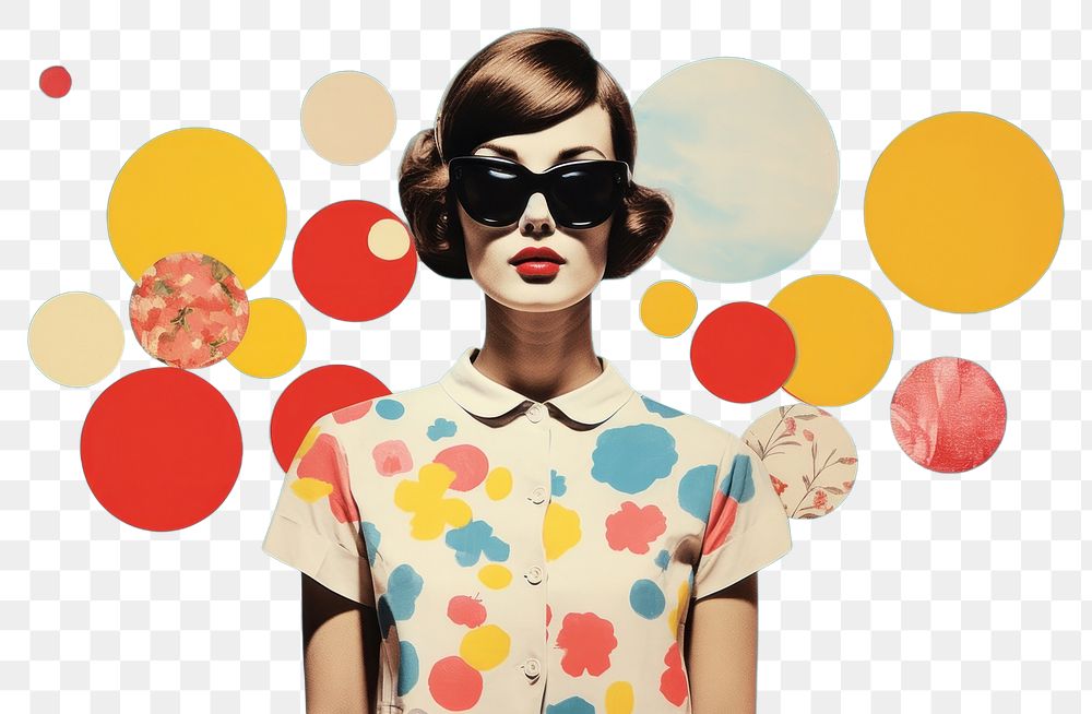 PNG Collage Retro dreamy people | Premium PNG - rawpixel