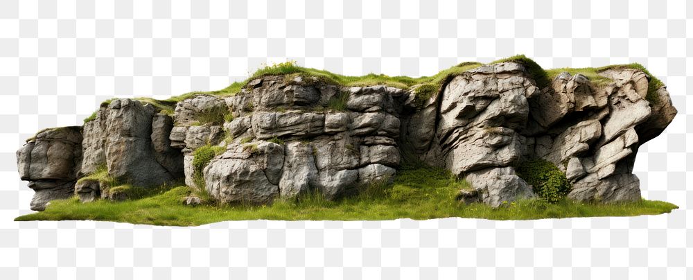 PNG Green grassy rocky cliff | Premium PNG - rawpixel