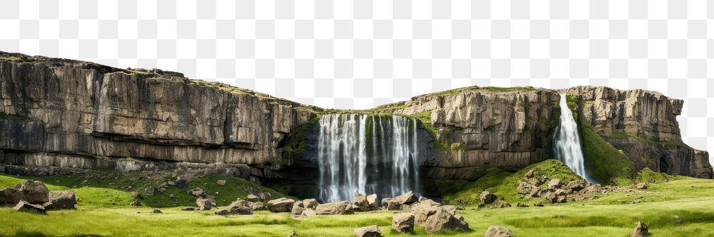 PNG Landscape nature grass cliff. | Premium PNG - rawpixel