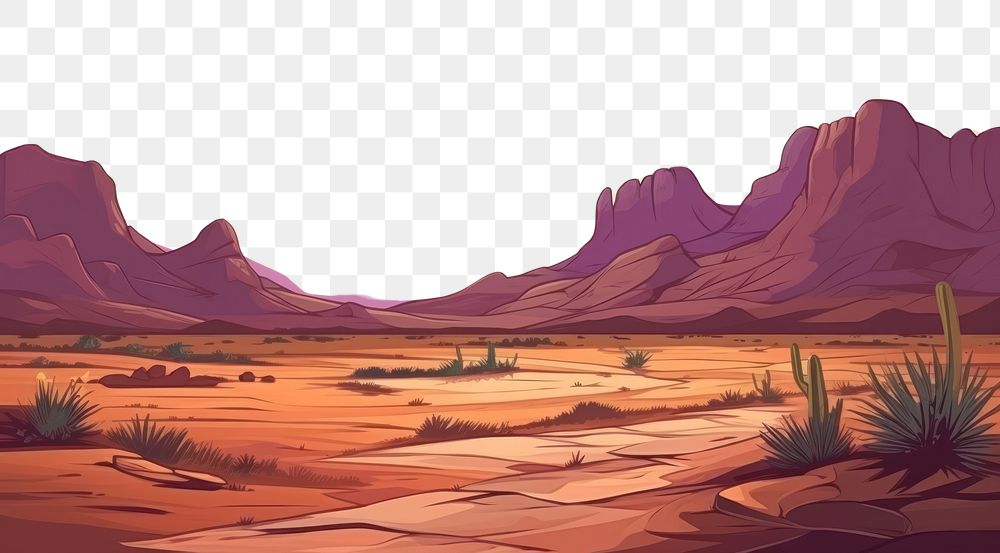 PNG Desert landscape outdoors scenery | Free PNG - rawpixel