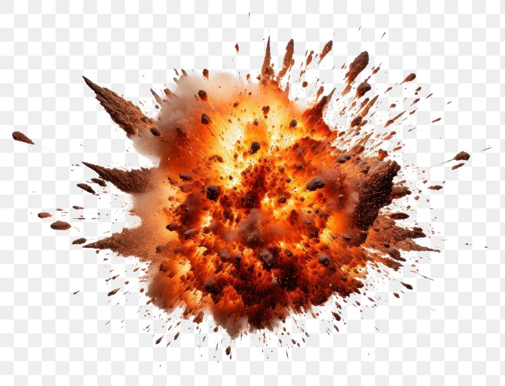 PNG Explosion fire white background | Free PNG - rawpixel