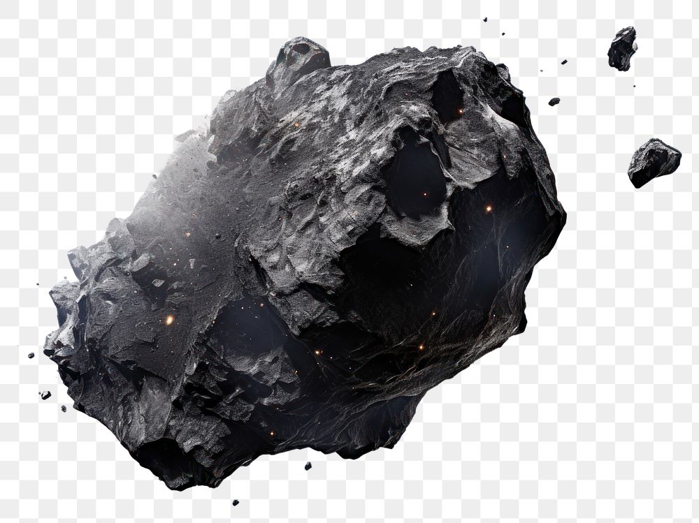 PNG Black asteroid rock white | Free PNG - rawpixel