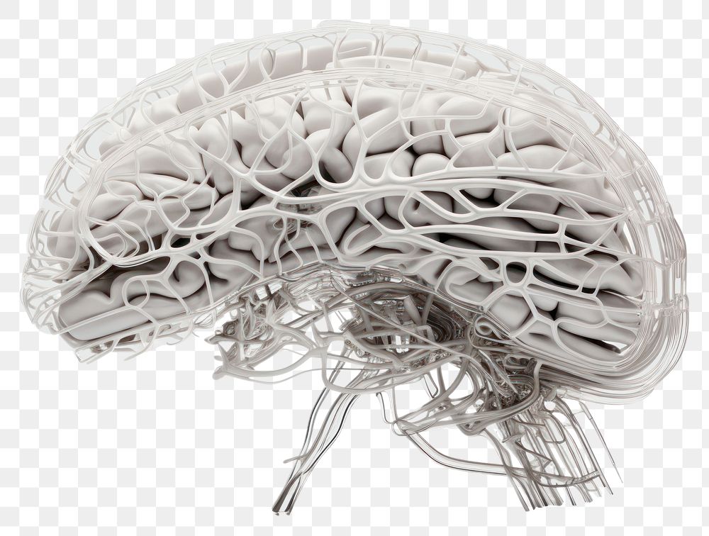 PNG 3d human brain sketch | Premium PNG - rawpixel