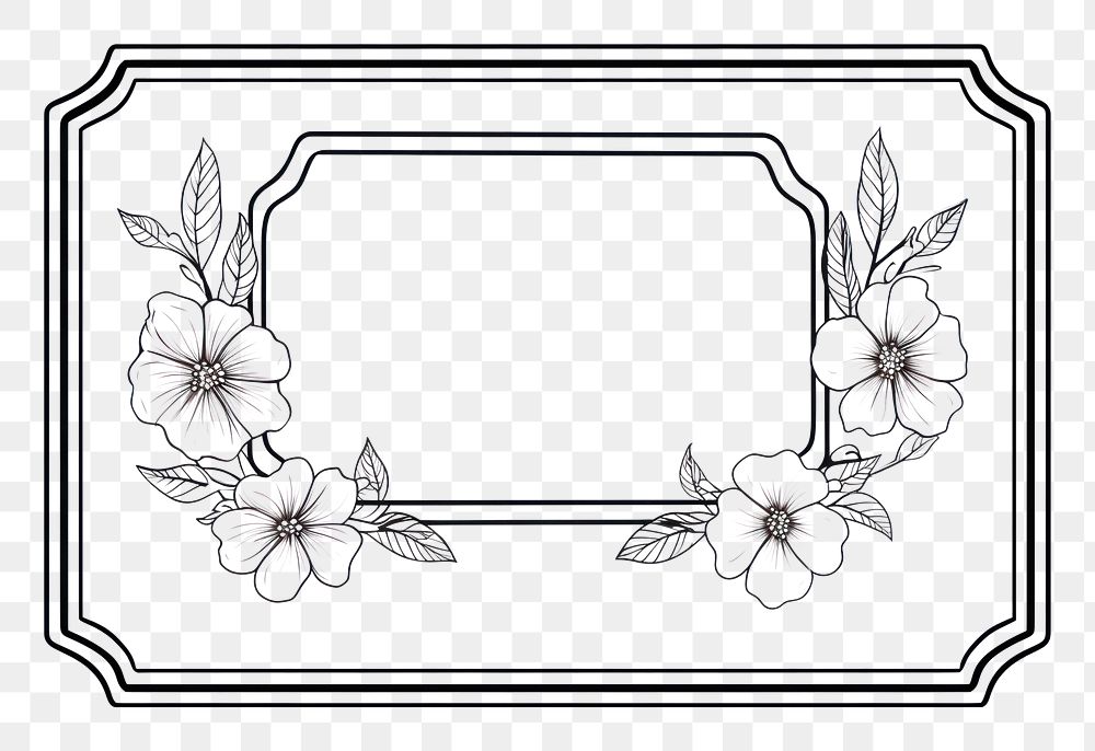 PNG Rectangle pattern flower shape. | Free PNG - rawpixel
