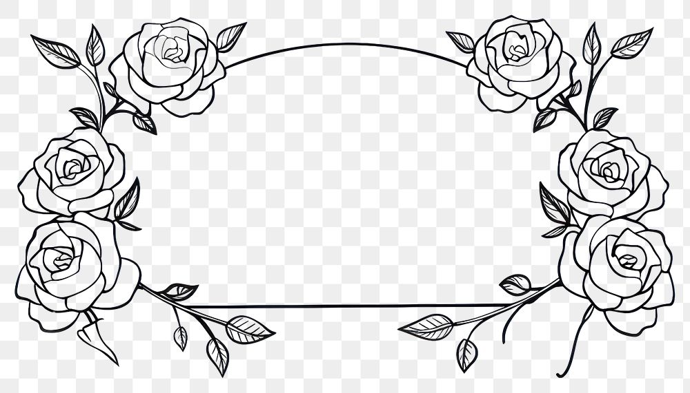 PNG Rose pattern drawing sketch | Premium PNG - rawpixel