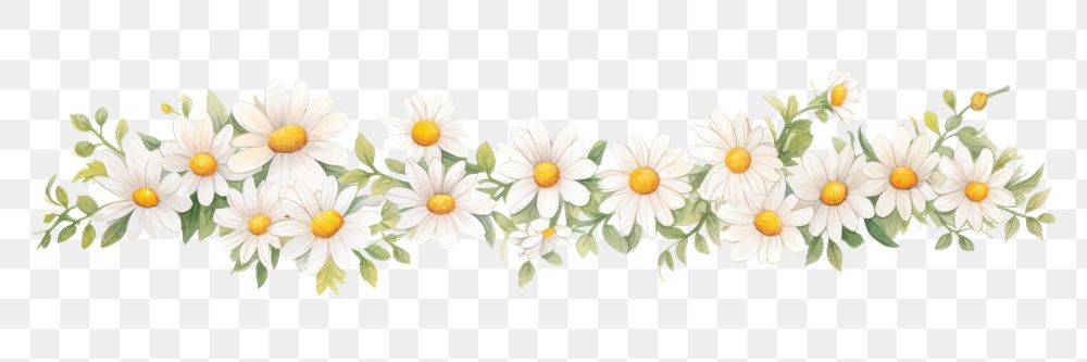 PNG Daisies pattern flower plant. | Premium PNG - rawpixel