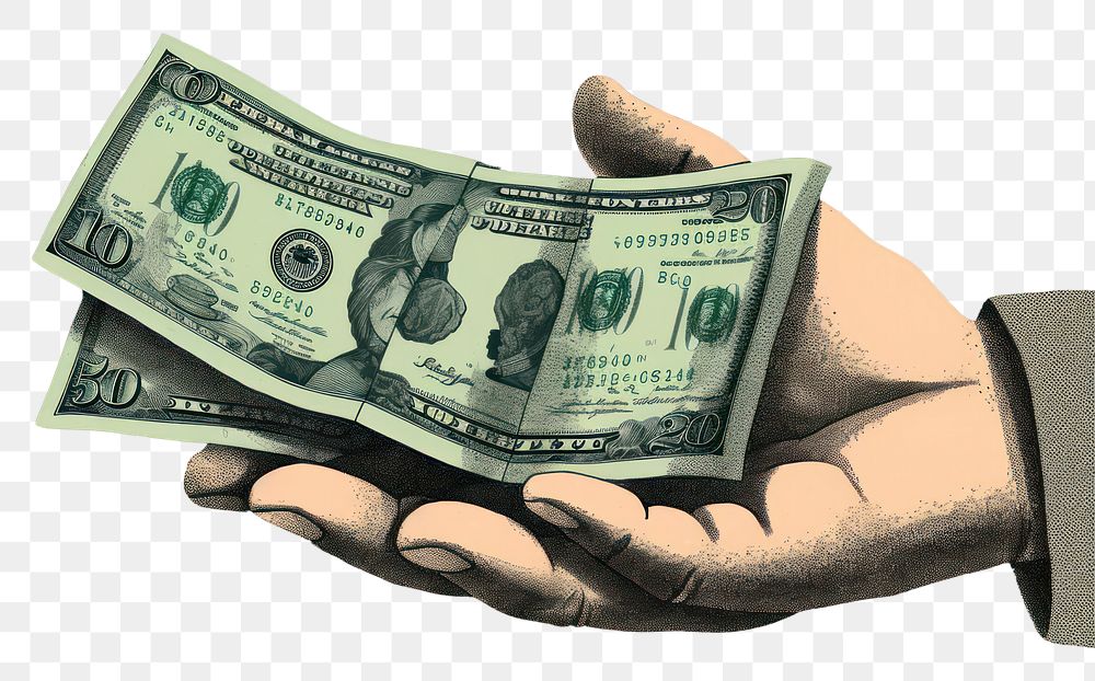 PNG Money holding dollar hand. | Free PNG - rawpixel