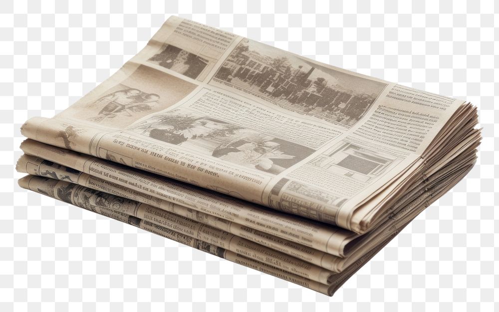 PNG Newspaper white background publication | Premium PNG - rawpixel