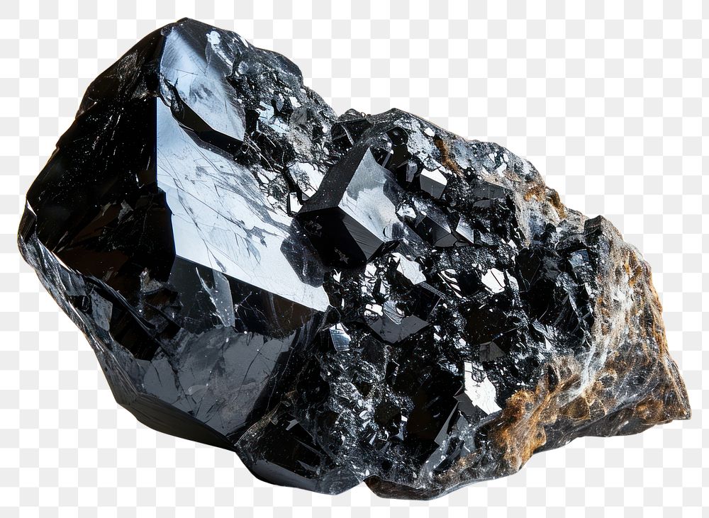 PNG Obsidian rock gemstone mineral | Premium PNG - rawpixel