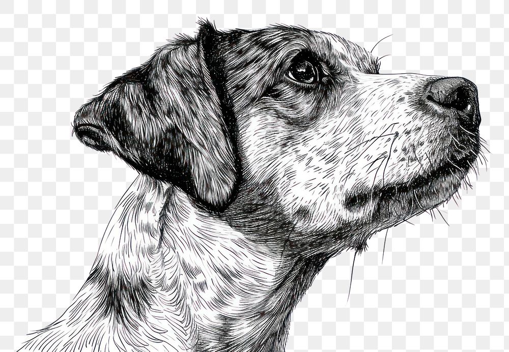 PNG Drawing dog animal mammal. | Free PNG - rawpixel