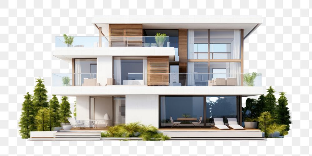 PNG Two floors house architecture | Premium PNG - rawpixel