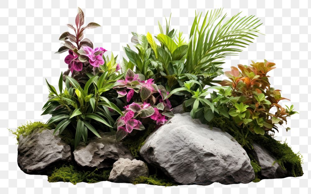 PNG Garden design flower plant | Premium PNG - rawpixel