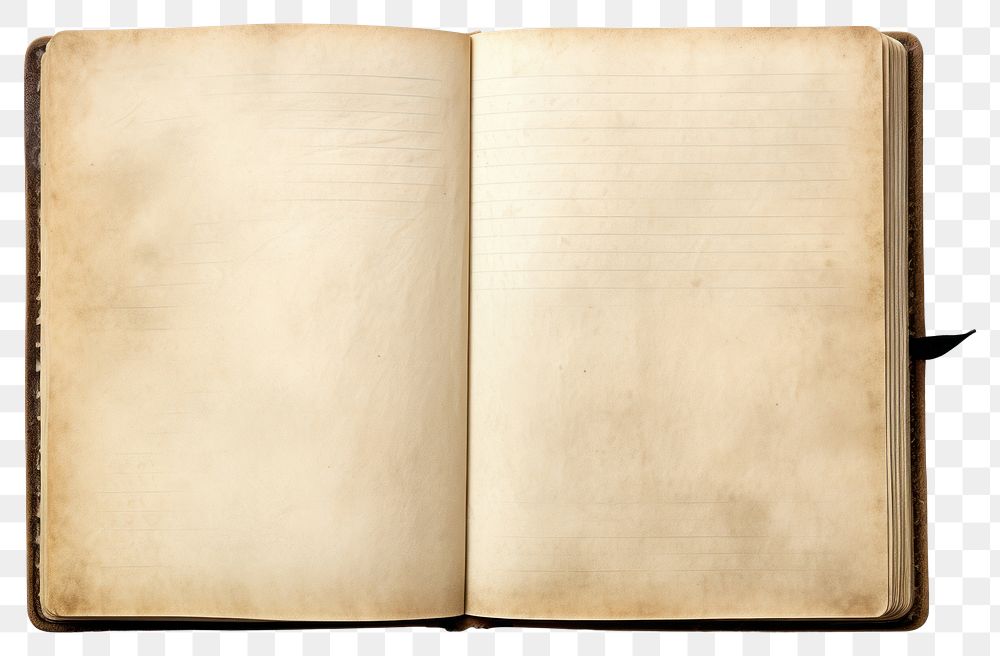 PNG Vintage blank open notebook | Premium PNG - rawpixel