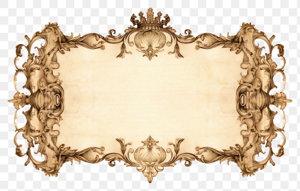 PNG King frame paper old. | Free PNG - rawpixel
