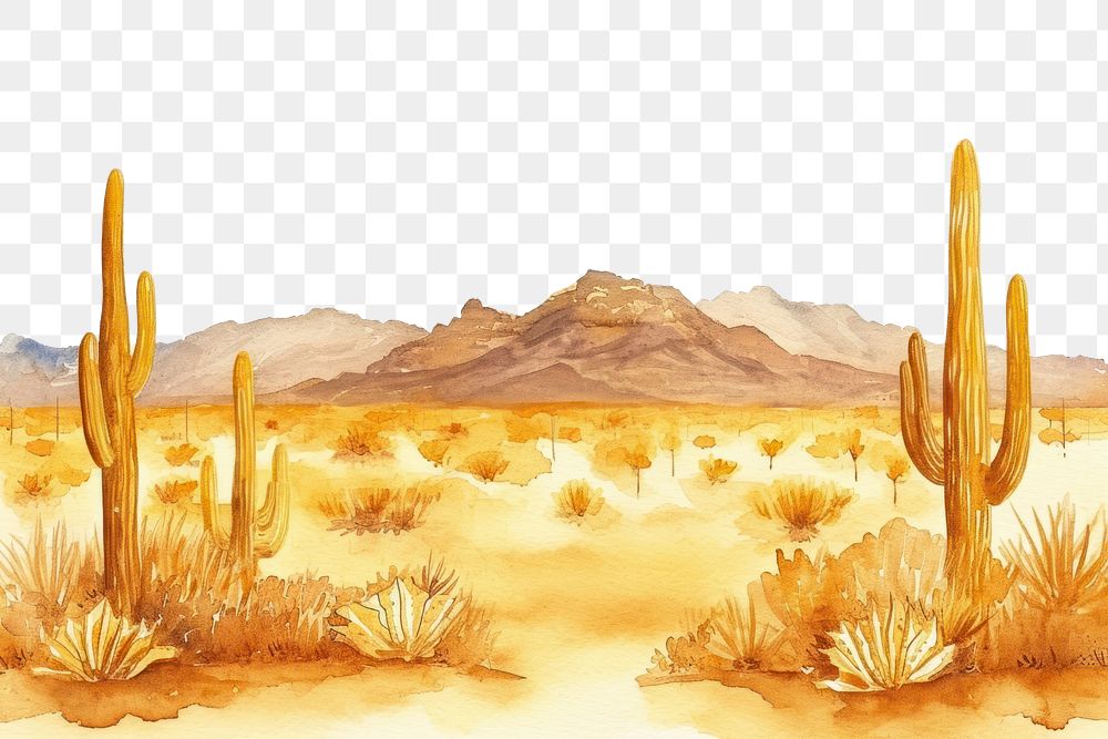 PNG Desert landscape outdoors nature. | Free PNG - rawpixel