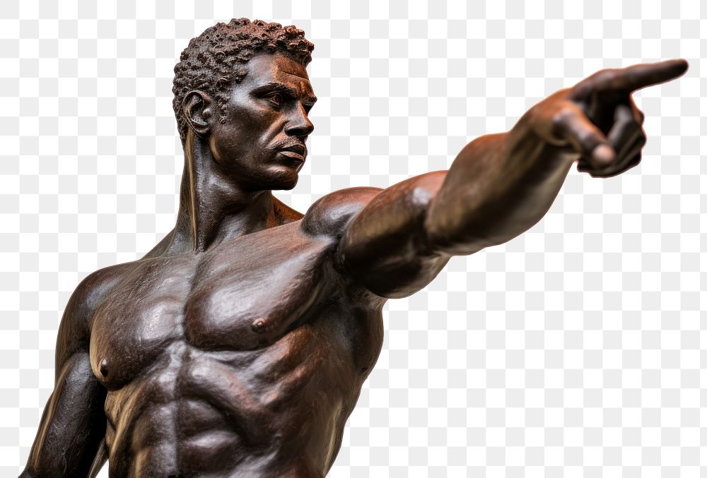 PNG Greek sculpture pointing statue | Free PNG - rawpixel
