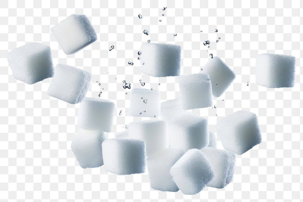 PNG Floating sugar cubes white | Premium PNG - rawpixel