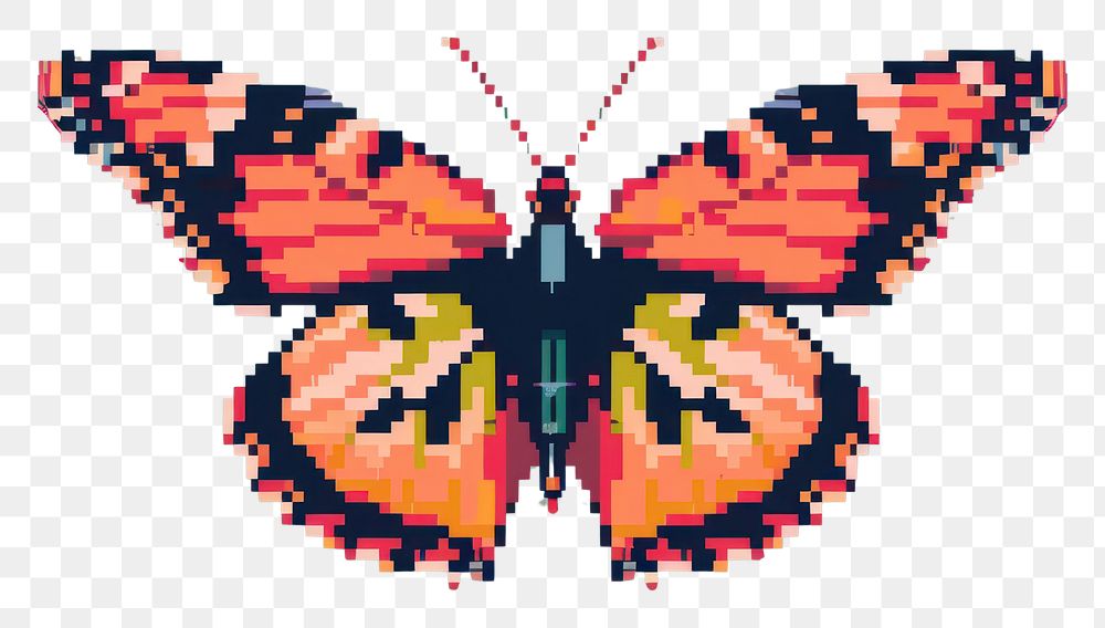 PNG Butterfly pixel animal insect | Free PNG - rawpixel