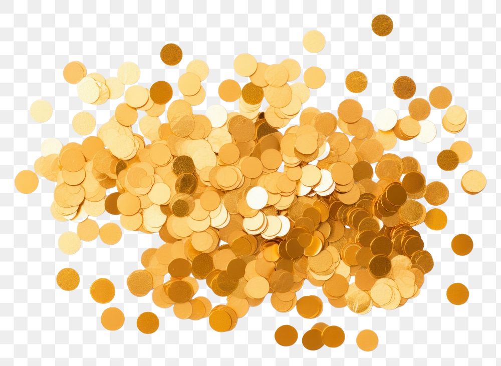 PNG Gold confetti backgrounds coin | Premium PNG - rawpixel