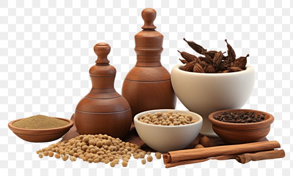 PNG Ayurveda herbs bowl food. | Premium PNG - rawpixel