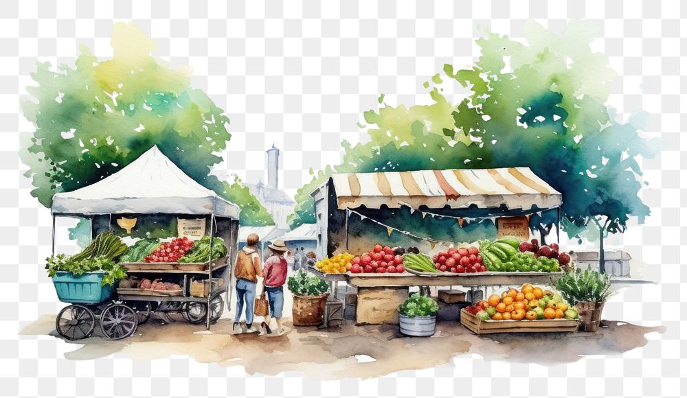 PNG Market plant food architecture. | Free PNG - rawpixel