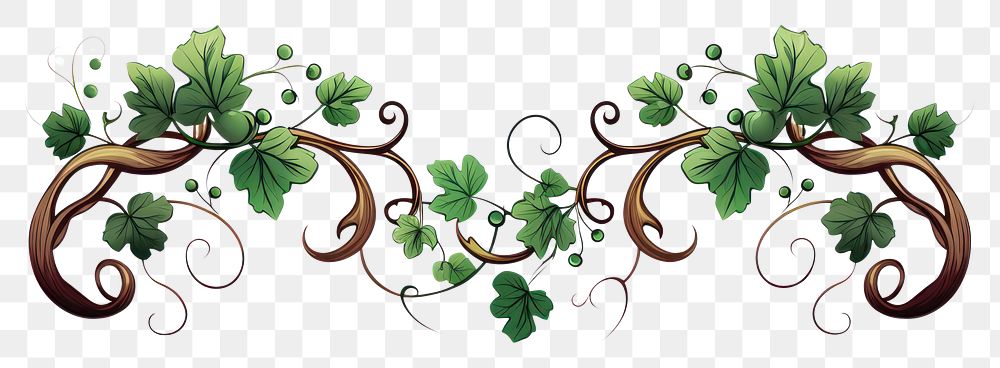 PNG Vine borders pattern plant | Premium PNG - rawpixel