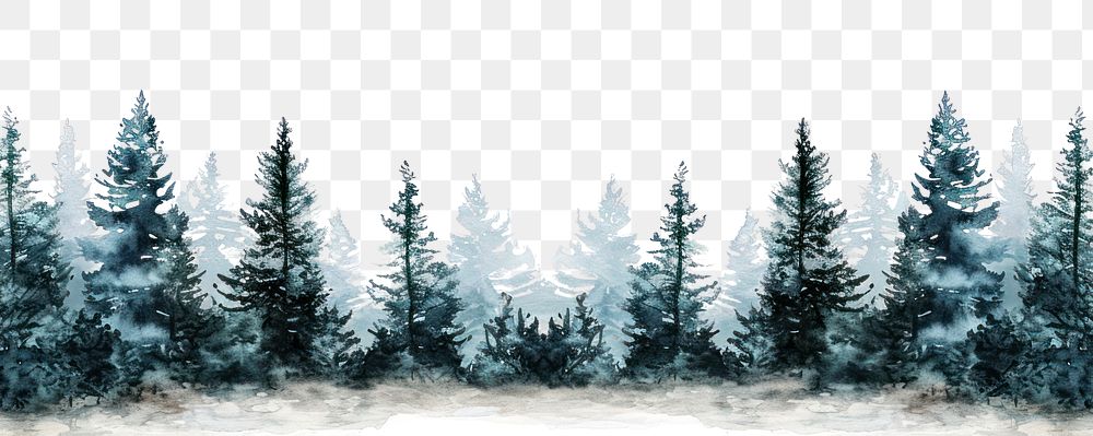 PNG Forest border nature land | Free PNG - rawpixel