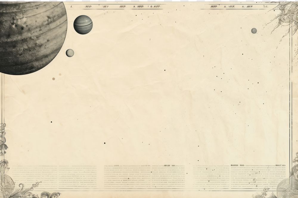 PNG Solar system ephemera border | Free PNG - rawpixel