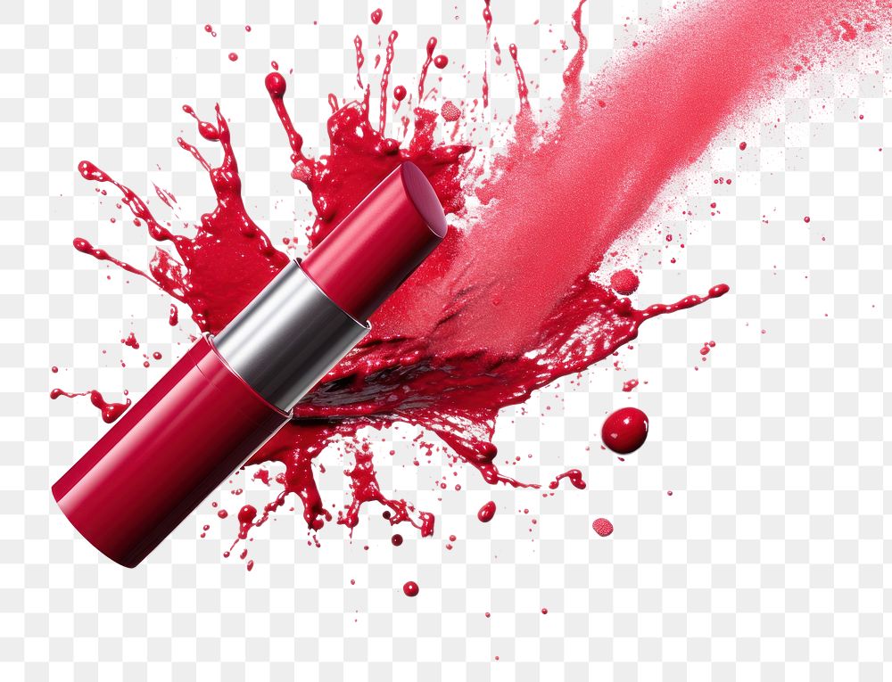 PNG Lipstick cosmetic red splash | Free PNG - rawpixel