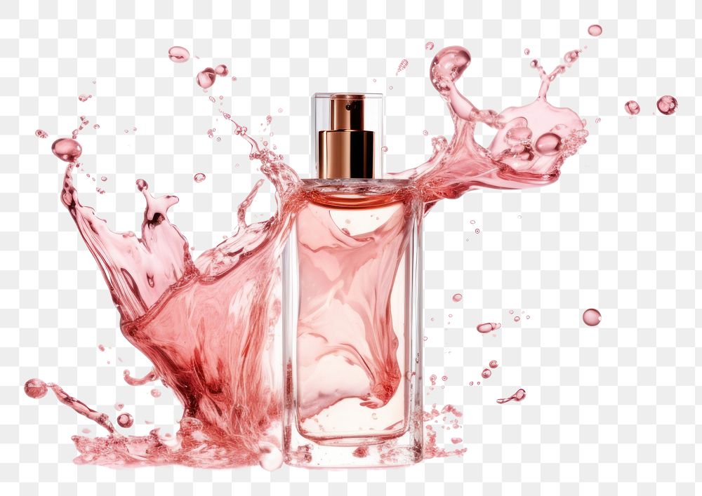 PNG Pink perfume splash cosmetics | Free PNG - rawpixel