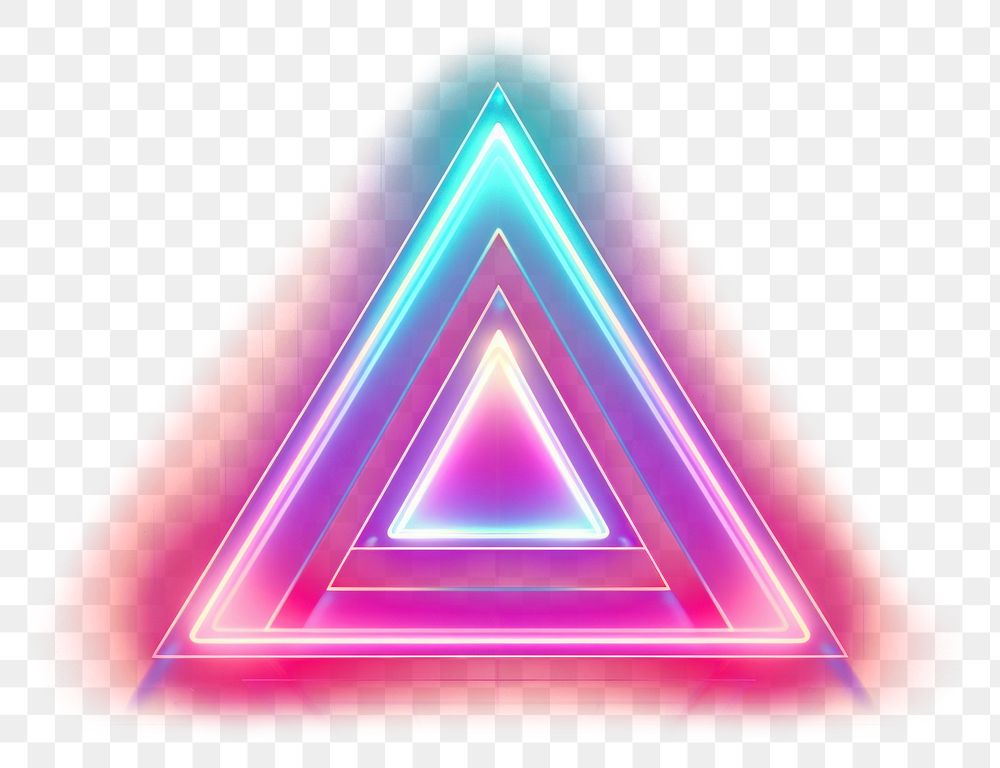 PNG Shape Triangle neon triangle | Premium PNG - rawpixel