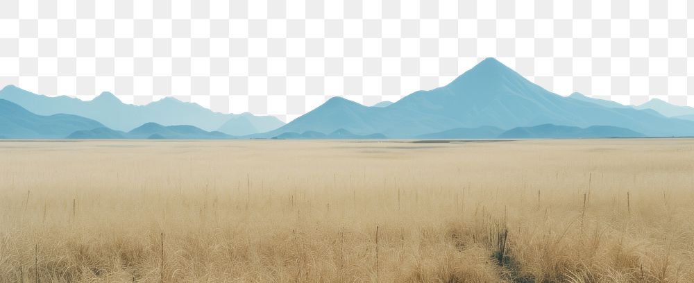 PNG Plain field landscape outdoors | Premium PNG - rawpixel