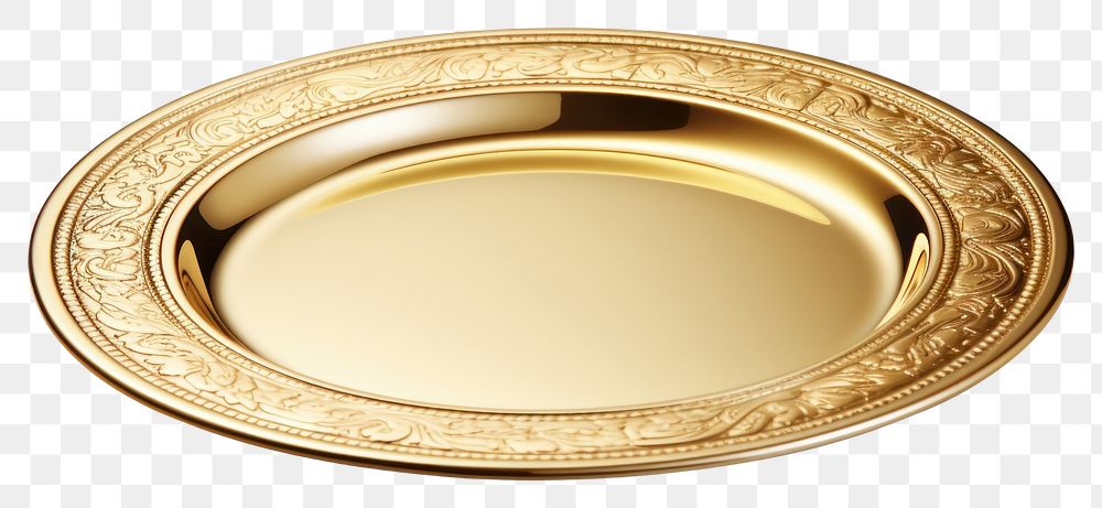 PNG Plate plate gold platter | Free PNG - rawpixel