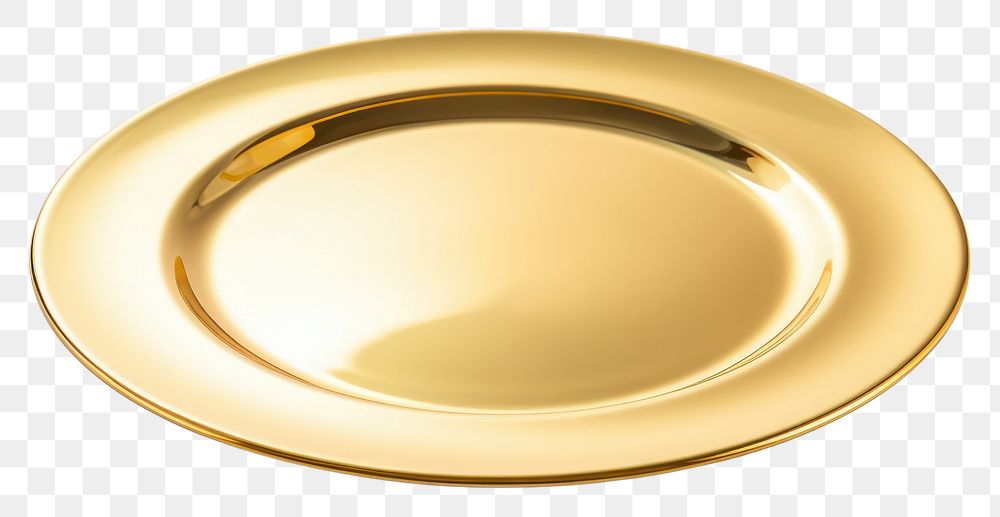 PNG Plate plate gold platter. | Premium PNG - rawpixel