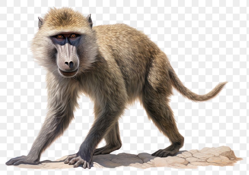 PNG Baboon wildlife animal mammal. | Free PNG - rawpixel