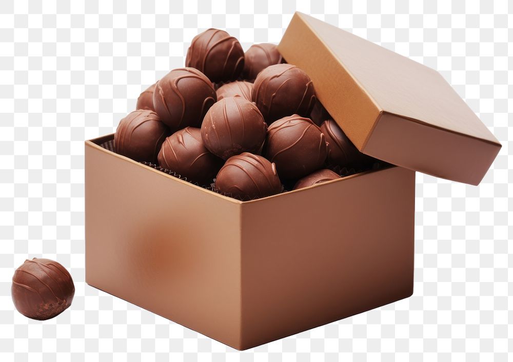 PNG Chocolate box dessert food | Premium PNG - rawpixel