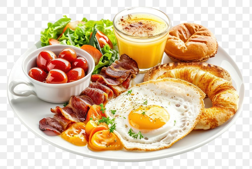 PNG Brunch breakfast bread food. | Premium PNG - rawpixel