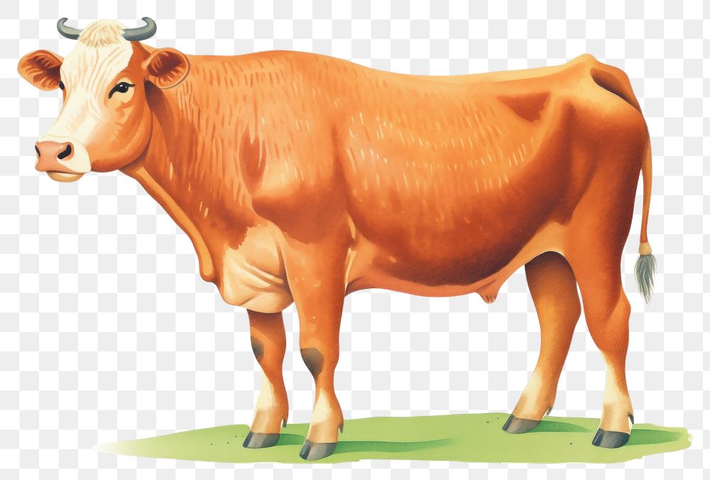 PNG chubby Dairy cattle livestock | Free PNG - rawpixel