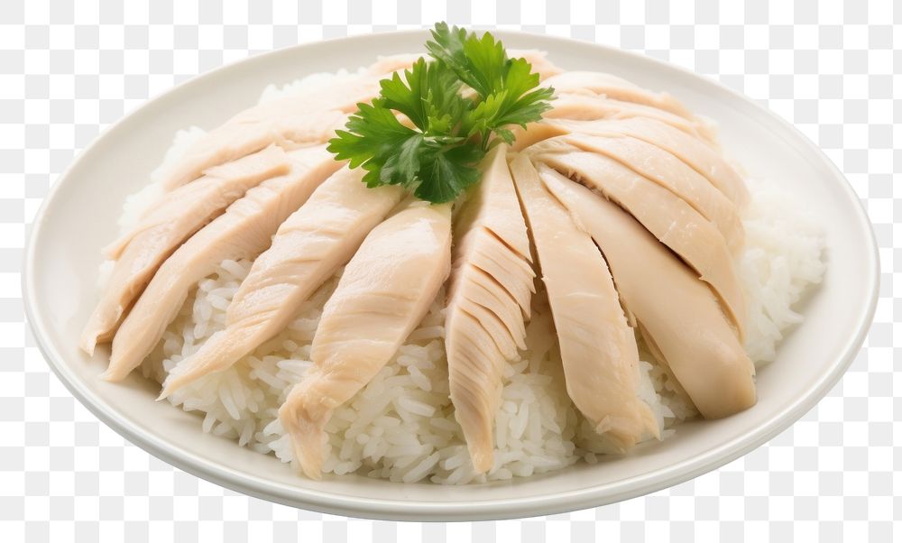 PNG Steamed rice topped chicken | Free PNG - rawpixel