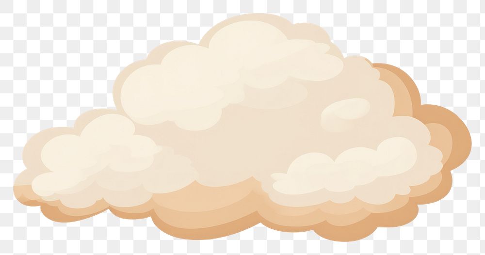 PNG Beige cloud sky white | Premium PNG - rawpixel
