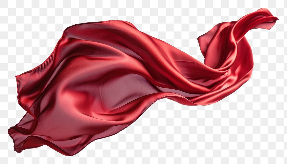 PNG Red silk textile petal | Premium PNG - rawpixel